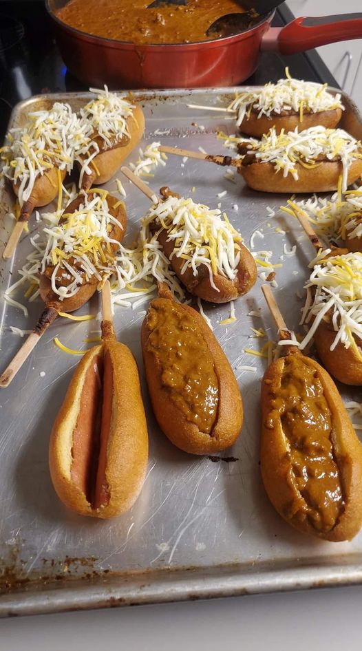 Chili Cheese Stuffed Corn Dogs 2023 – Easy Family Recipes