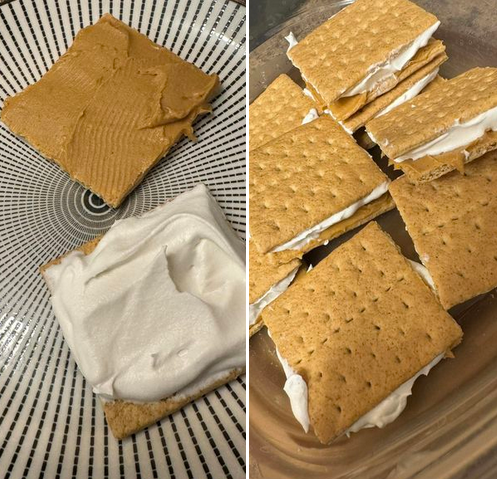 Frozen Peanut Butter Graham Cracker Sandwiches – Easy Family Recipes