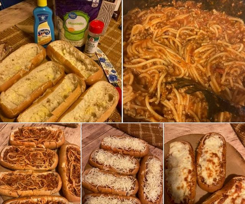 Garlic Bread Spaghetti Subs – Easy Family Recipes