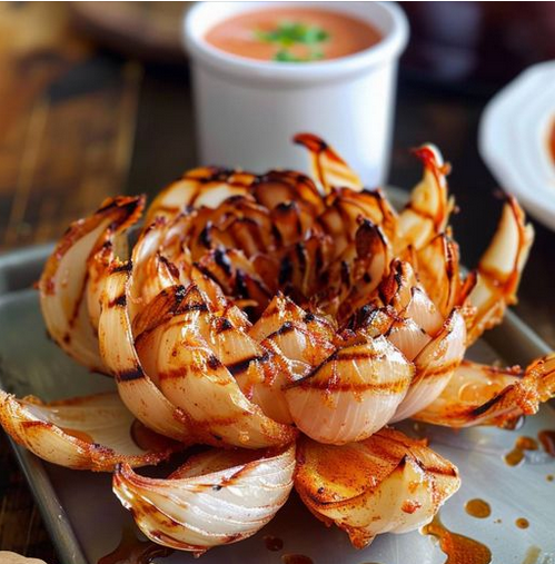 BBQ Grilled Blooming Onion – Easy Family Recipes