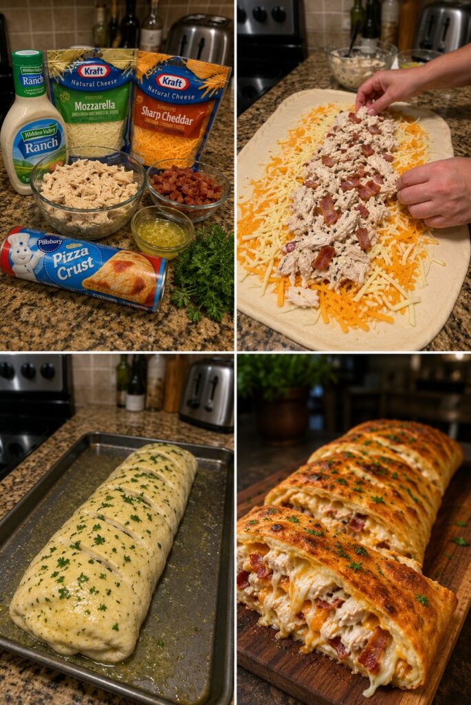 Bacon Ranch Stromboli.26 – Easy Family Recipes